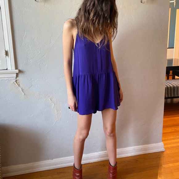 Michelle Mason | Pants & Jumpsuits | Michelle Mason Deep Purple Silk ...